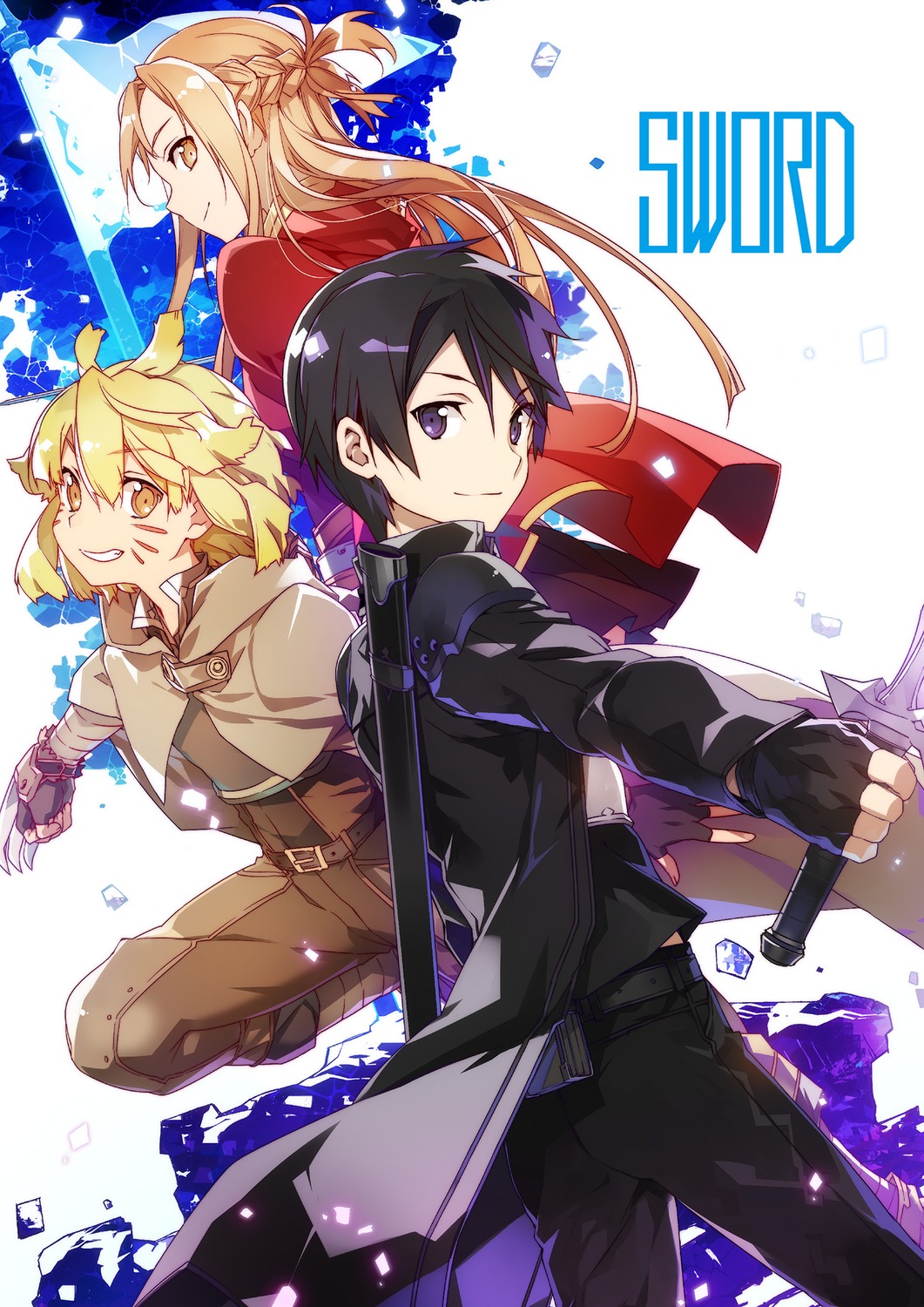 abec bunbun sword art online argo (sword art online) asuna (sword art online) kirito armor sword ...